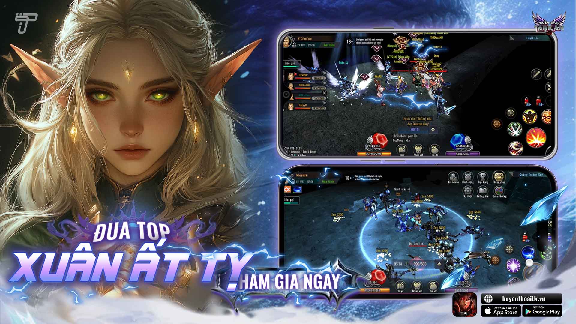 Đua TOP xuân Ất Tỵ | MU: Huyền Thoại Tarkan Mobile | Legend of Tarkan